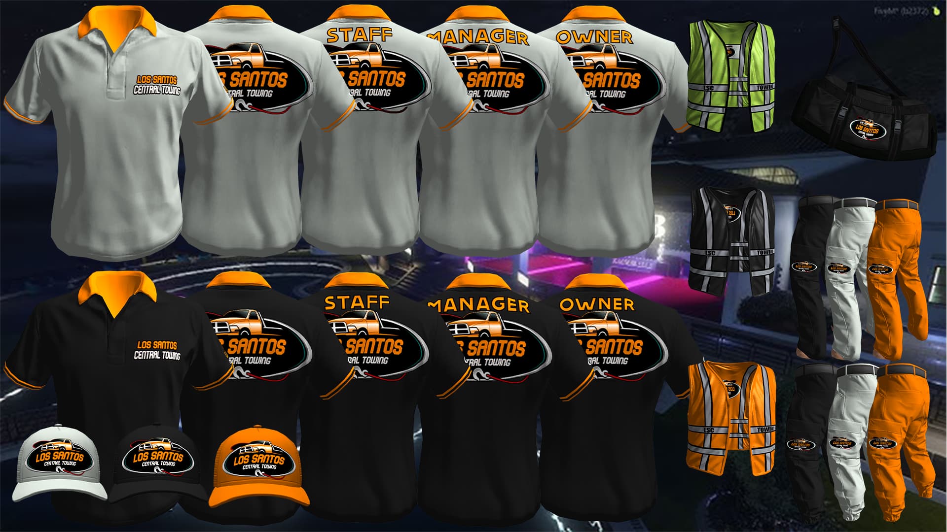 Los Santos Central Towing Uniform 1 for Male and Female - FiveM ...