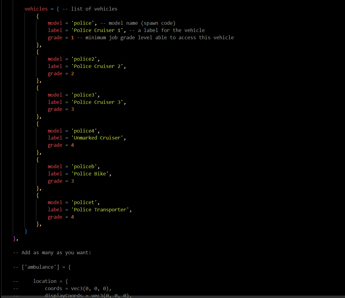 [QB/ESX] [FREE] Advanced Job Garage (Take Home Vehicles, Customization ...