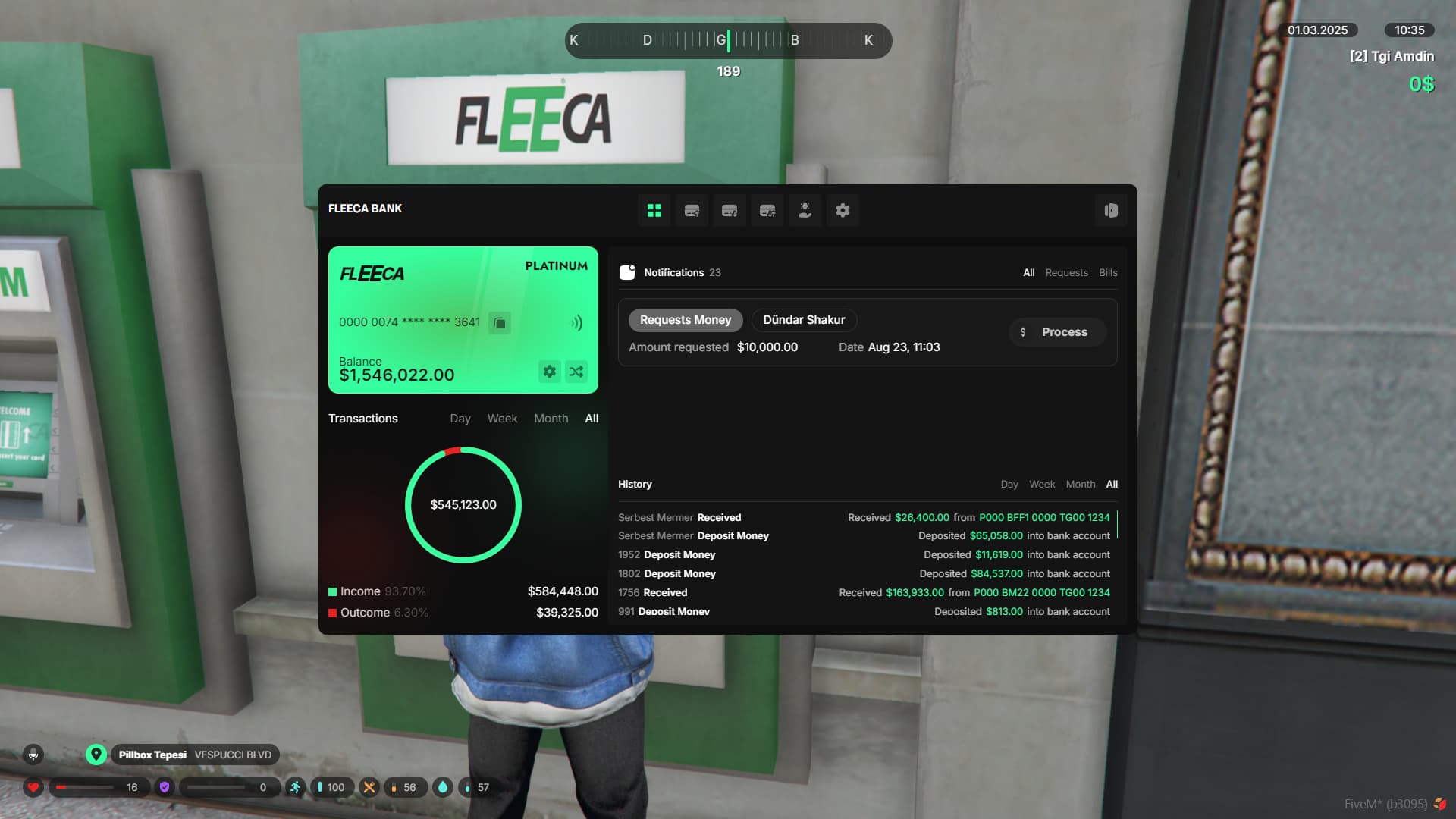 Bank (Multi-Accounts, Shared & Legal/Illegal Jobs) - FiveM Releases ...