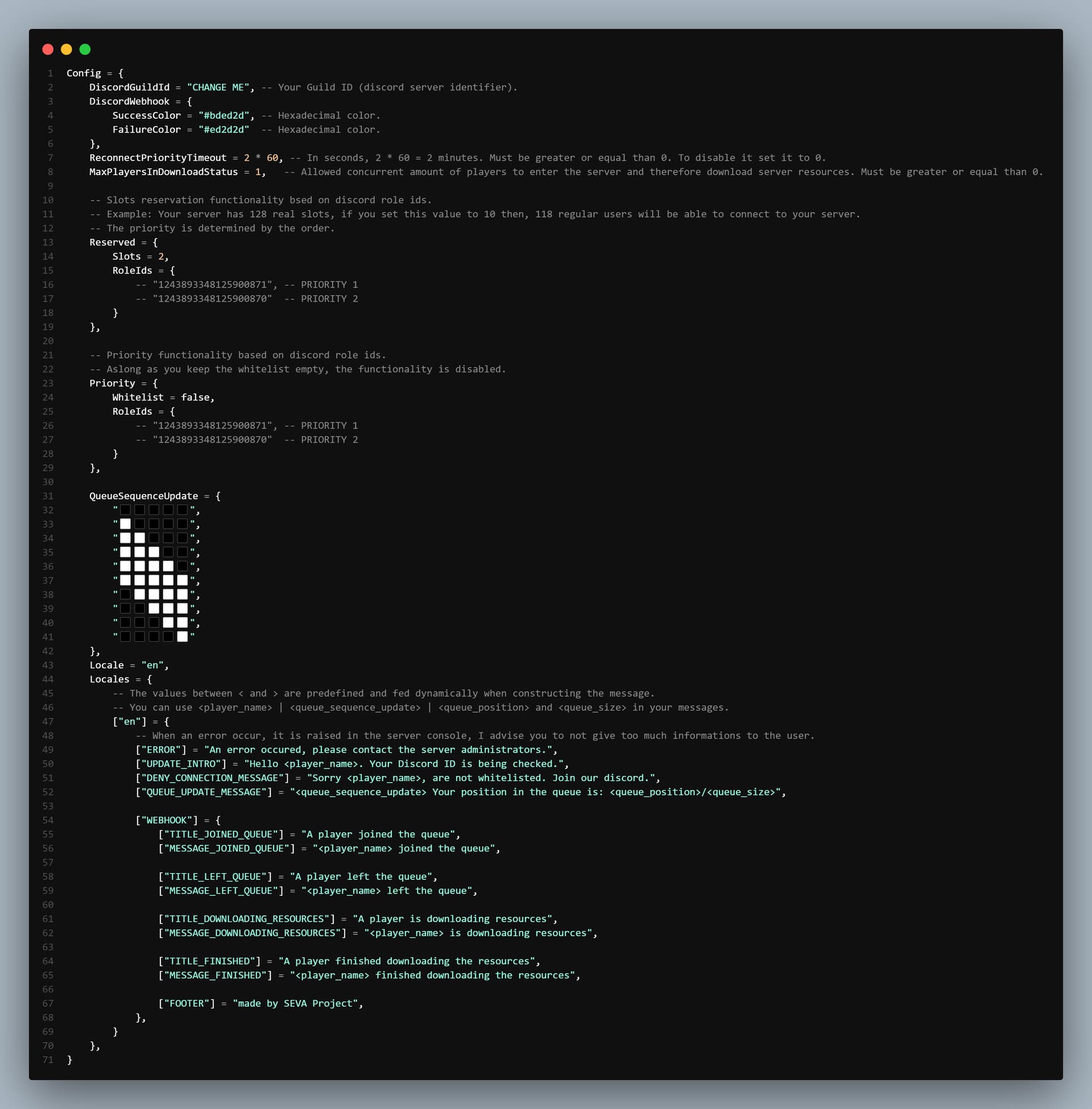 SEVA - Advanced Queue System - FiveM Releases - Cfx.re Community