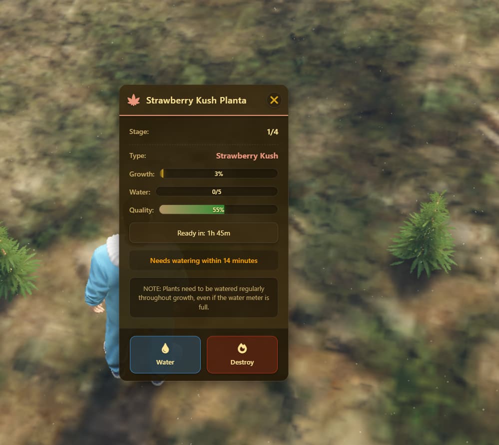 [PAID] [ESX] VF Advanced Weed Script | Grow Anywhere · Dynamic Quality ...