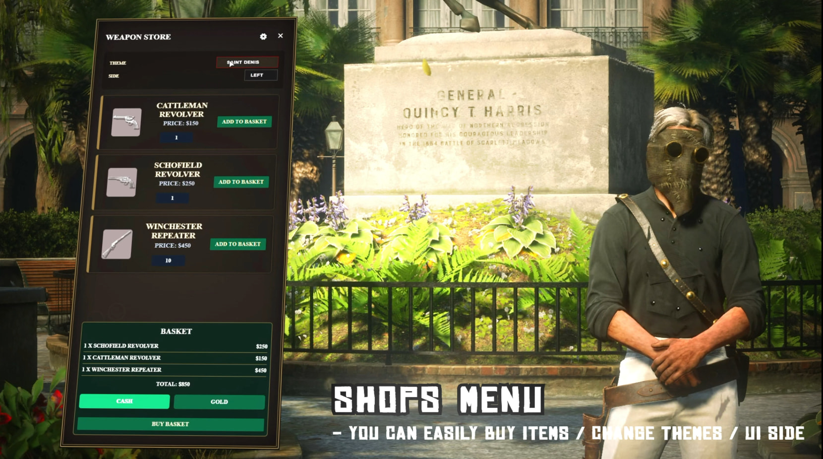 Rd shop creator | advanced shop creator in game | vorp | custom - RedM ...