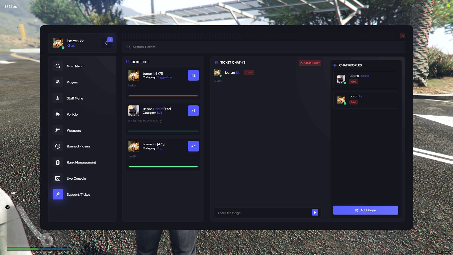 Admin Menu System | STG Scripts [ESX/QBCORE/QBOX] [PAID] - FiveM Releases - Cfx.re Community