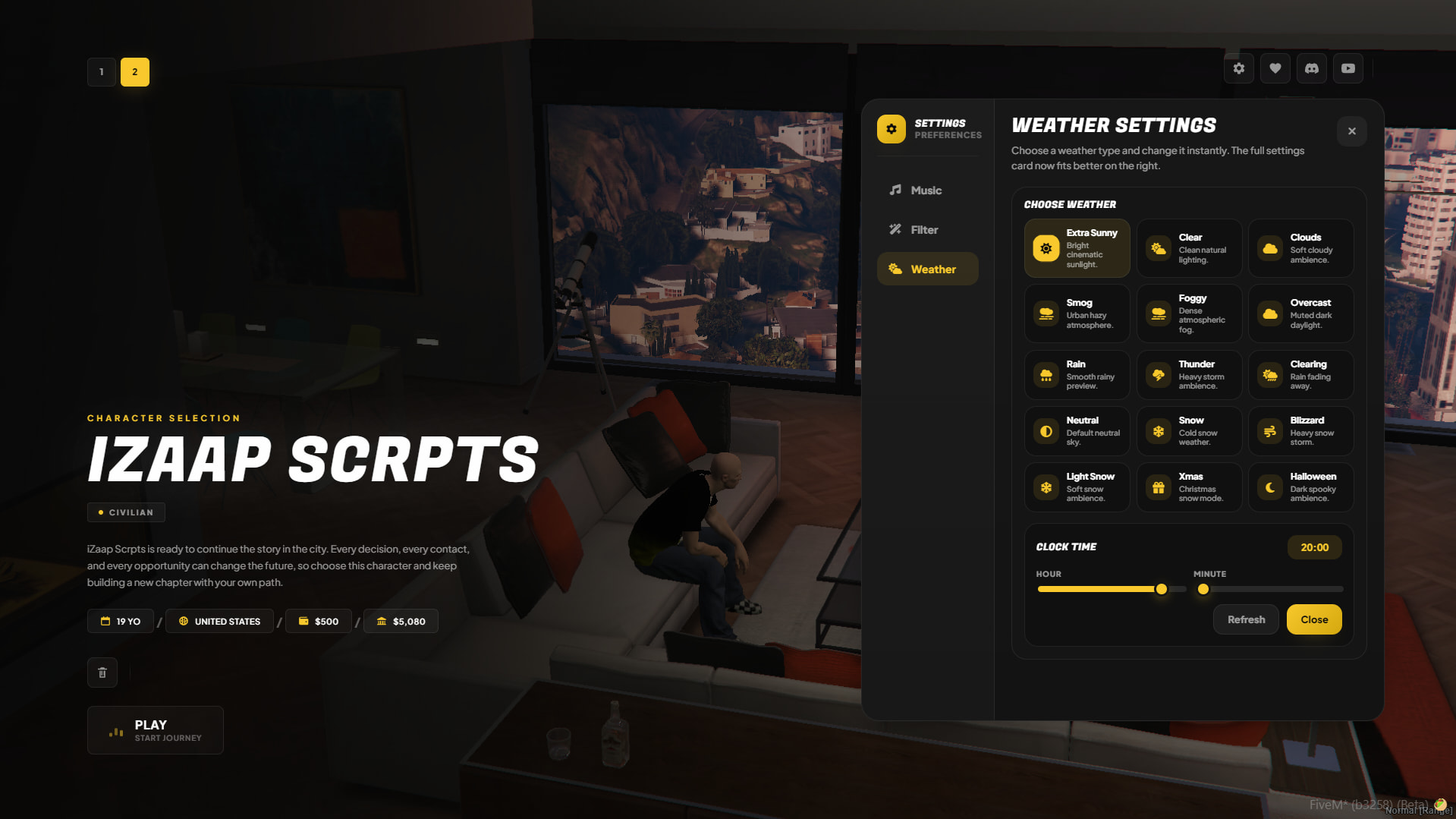 iZaap Multicharacter | Partner System, Spawn Selector & Loading Screen ...