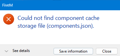 Error when starting Fivem - FiveM Client Support - Cfx.re Community