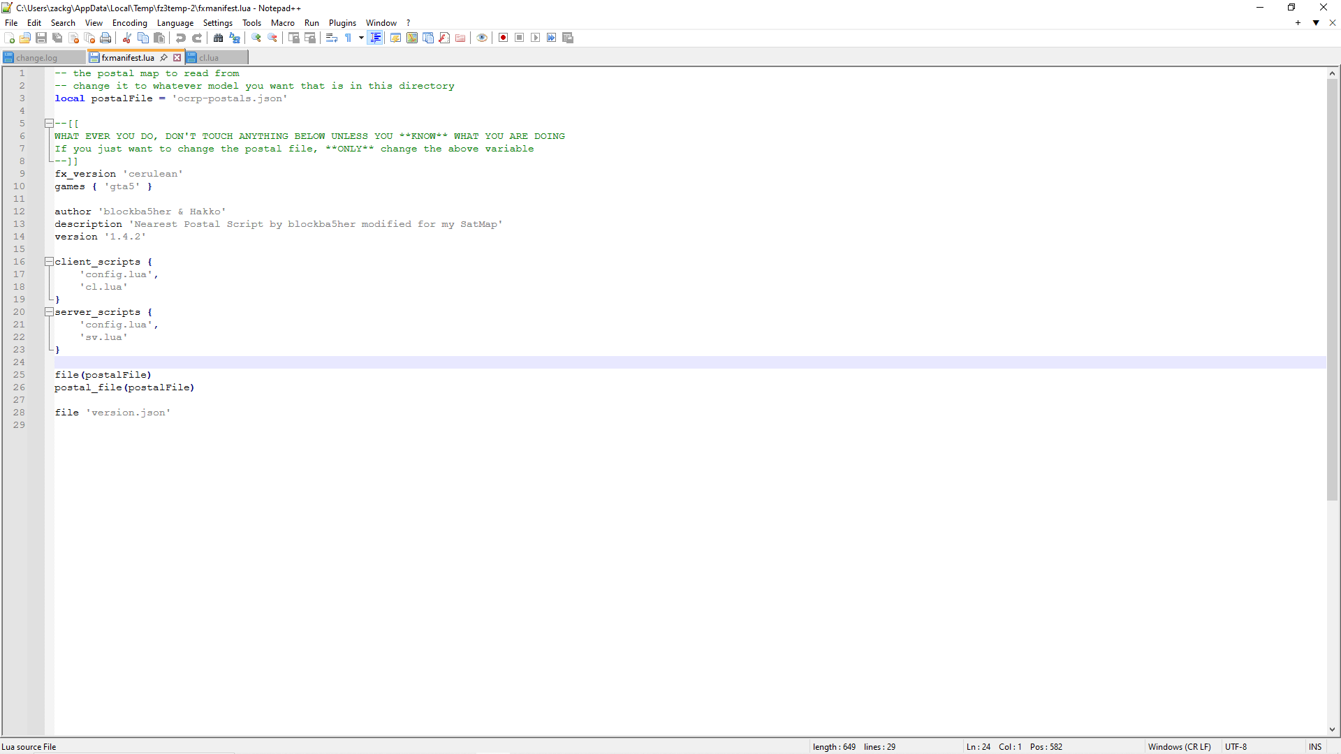 OCRP + Nearest Postal Script Error - QBCore - Cfx.re Community