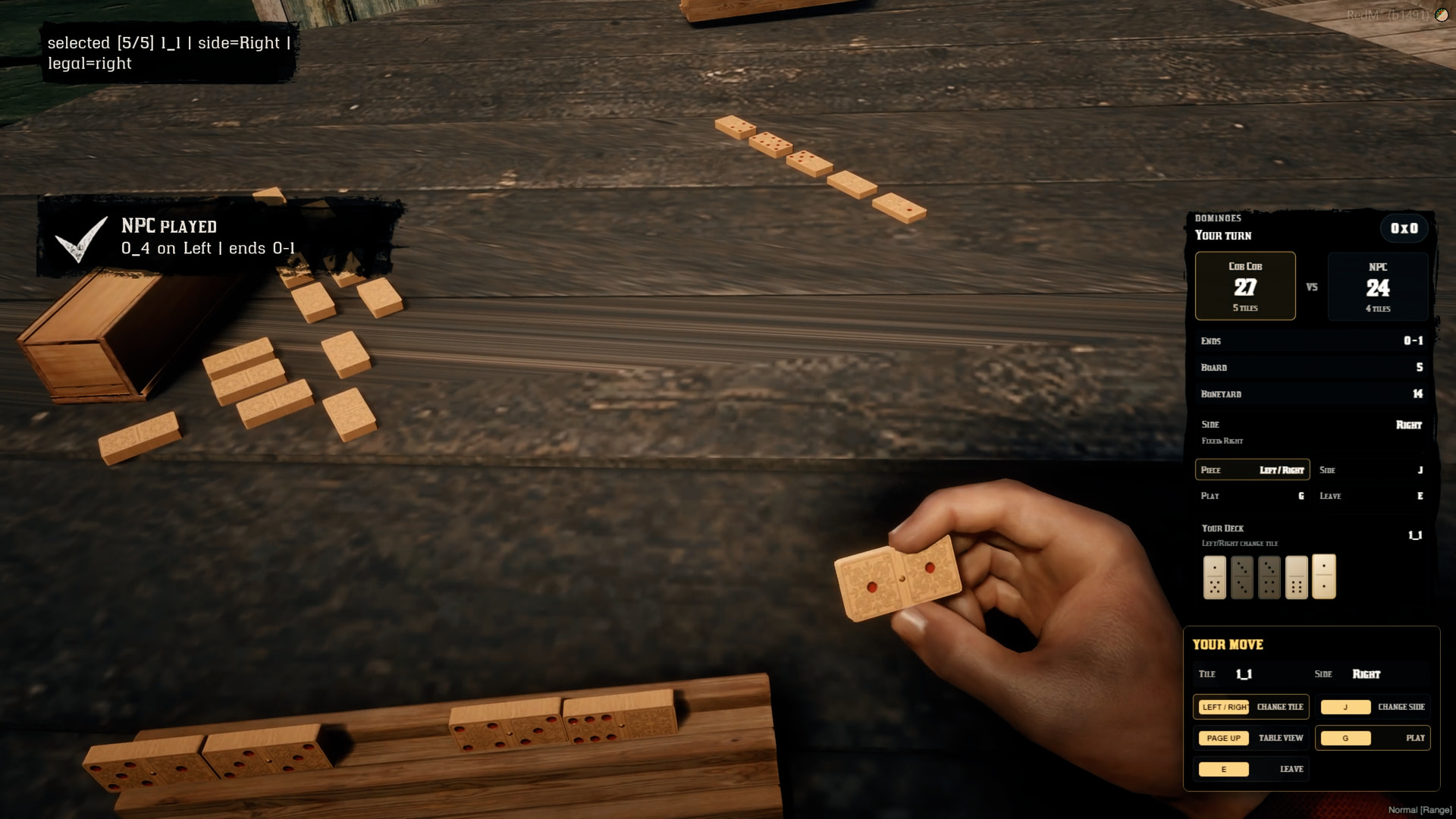[PAID] Dominoes Minigame RedM - RedM Releases - Cfx.re Community