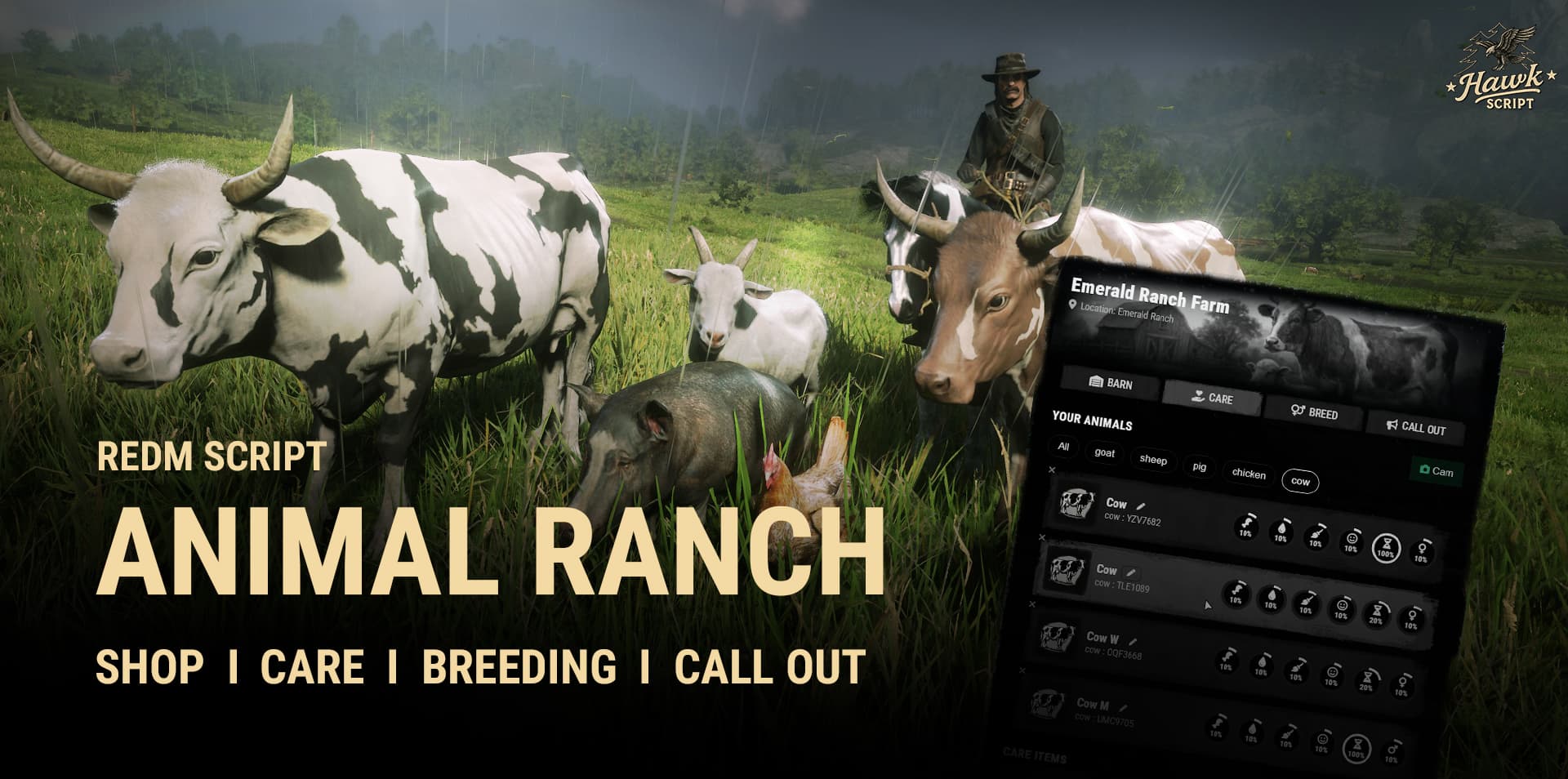 Animal Ranch │ Breeding - RedM Releases - Cfx.re Community