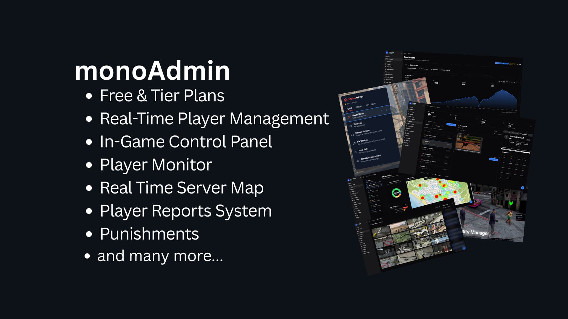 [FREE/PAID] monoAdmin - Advanced Cloud & In-Game Admin Panel - FiveM ...