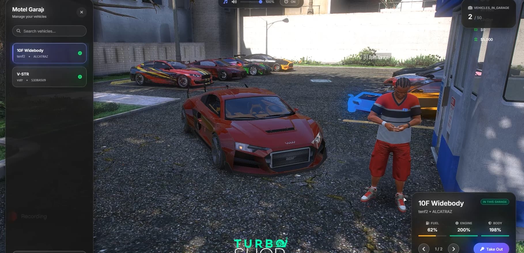 [PAID] TURBO GARAGE – Next-Gen Garage System - FiveM Releases - Cfx.re Community