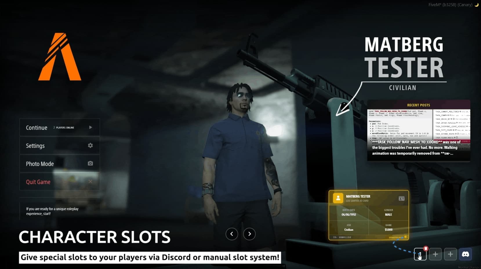 Premium Cinematic Multicharacter [QBOX/QBCore/ESX] - FiveM Releases ...