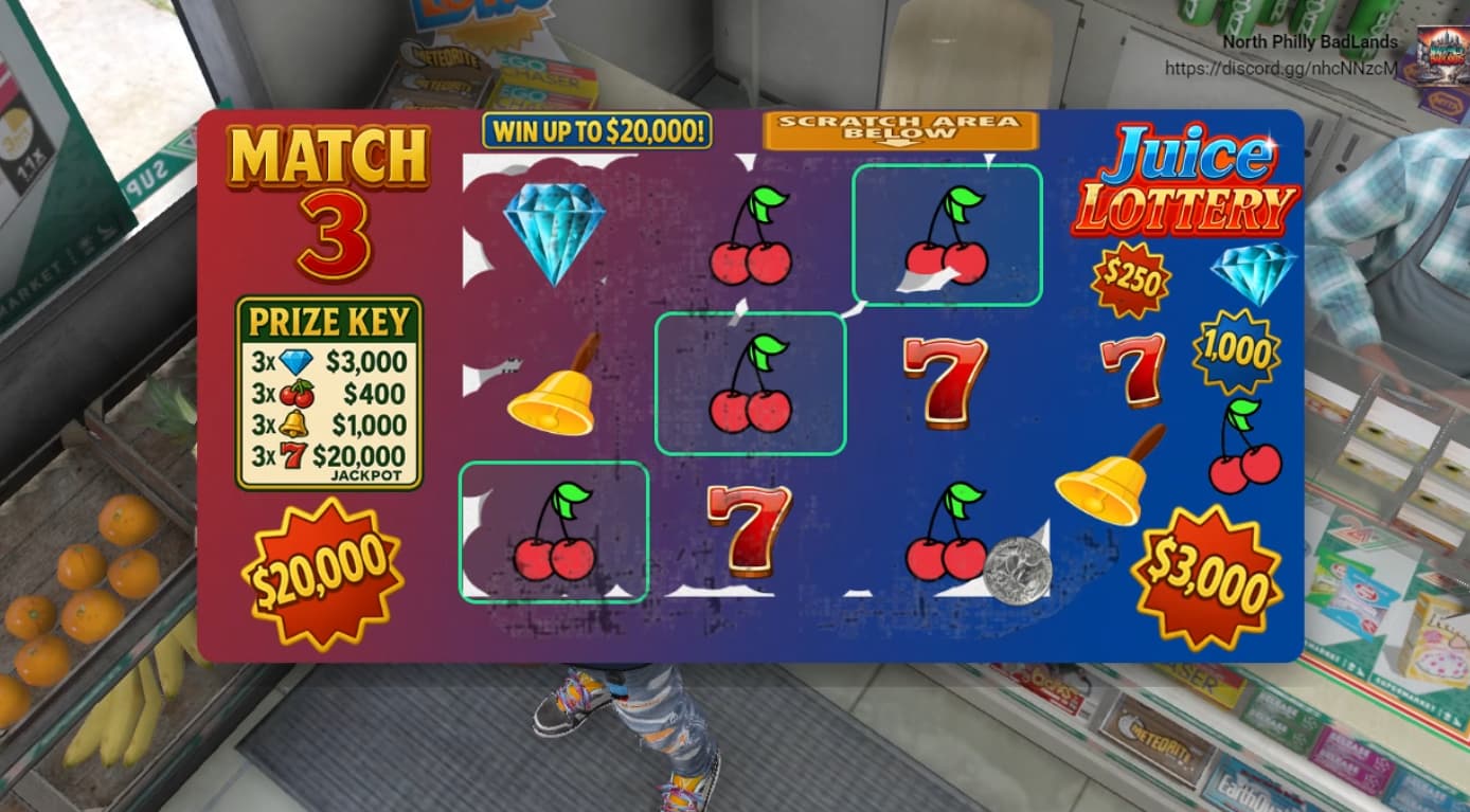 [ESX/QB] Juice Lottery (FiveM Advanced Lottery and Scratch off System ...