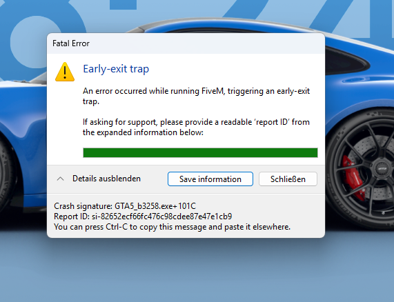 Early Exit Trap - FiveM Client Support - Cfx.re Community