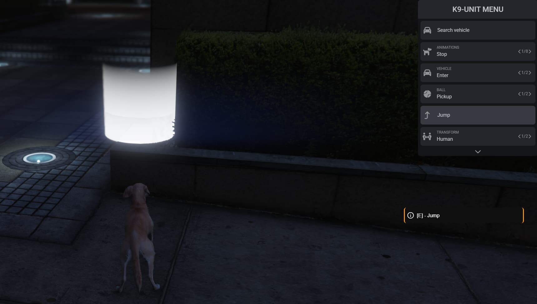 🐕‍🦺 Player K9 Unit [QBCore | ESX] - FiveM Releases - Cfx.re Community