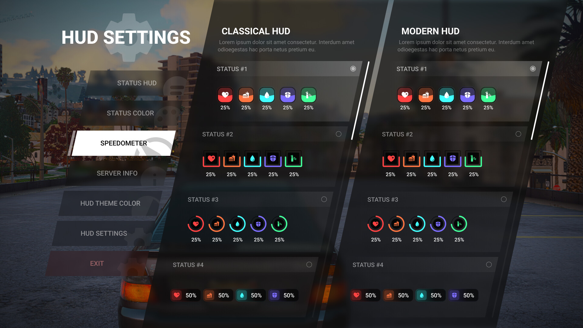 Advanced HUD V6 [ESX-QB-QBOX] - FiveM Search