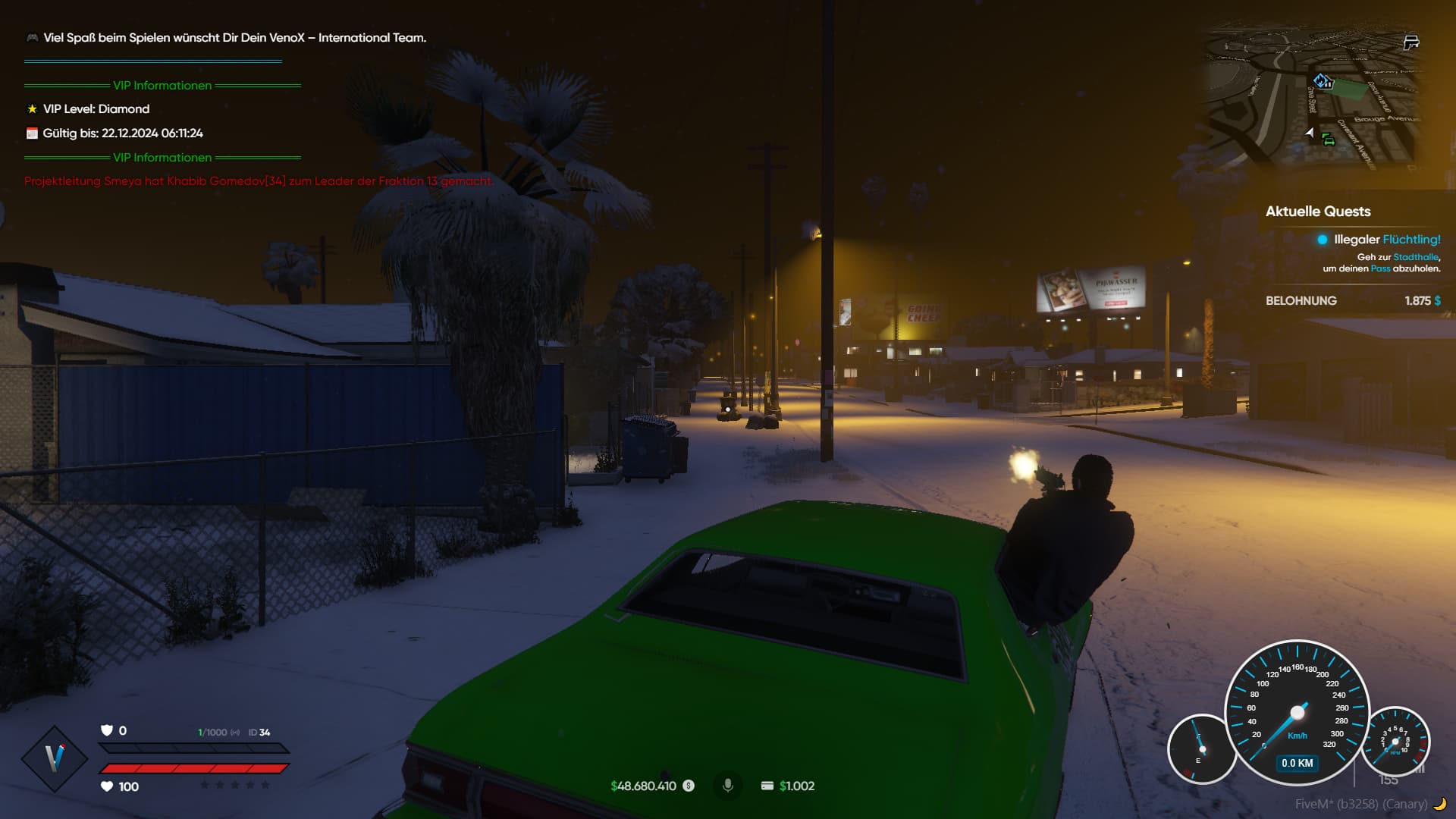 🇩🇪 VenoX International - Selfmade Gamemode - NO ESX/QB/VRP - Server ...