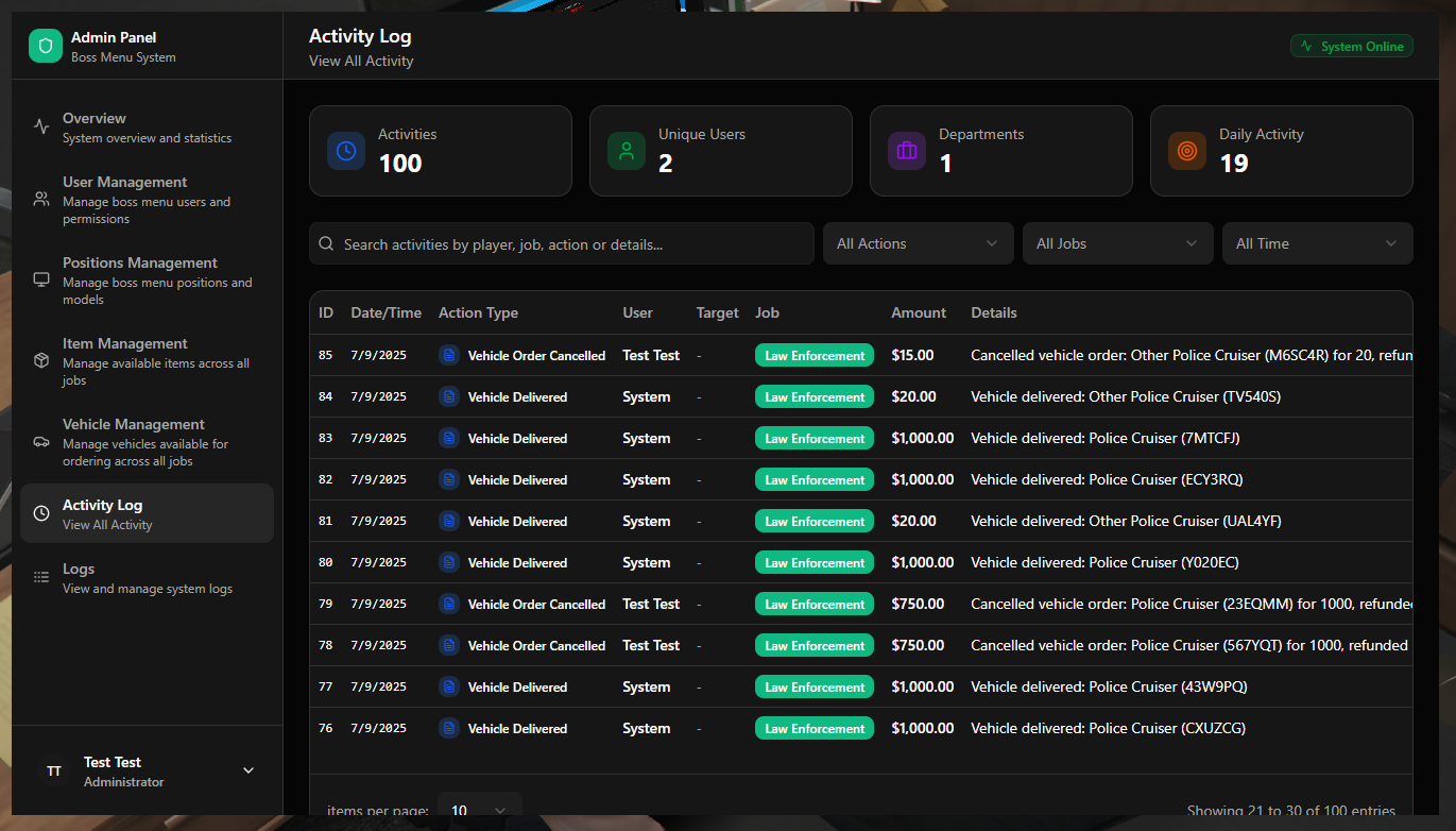 Zerio Bossmenu - The new standard of bossmenus - ESX, QBCORE, QBOX - FiveM Releases - Cfx.re ...