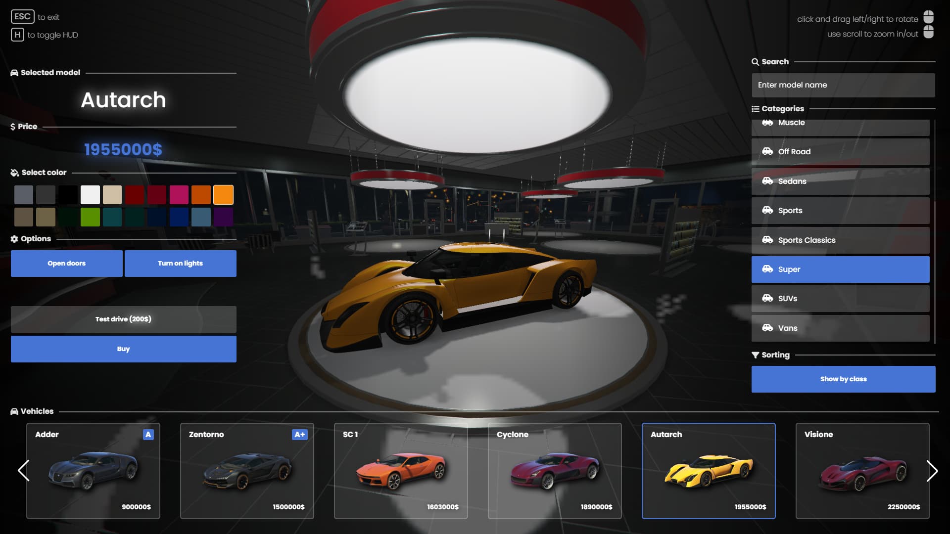 sfvehicleshop - Vehicle Shop 🚘 FULLY CUSTOMIZABLE - FiveM Search