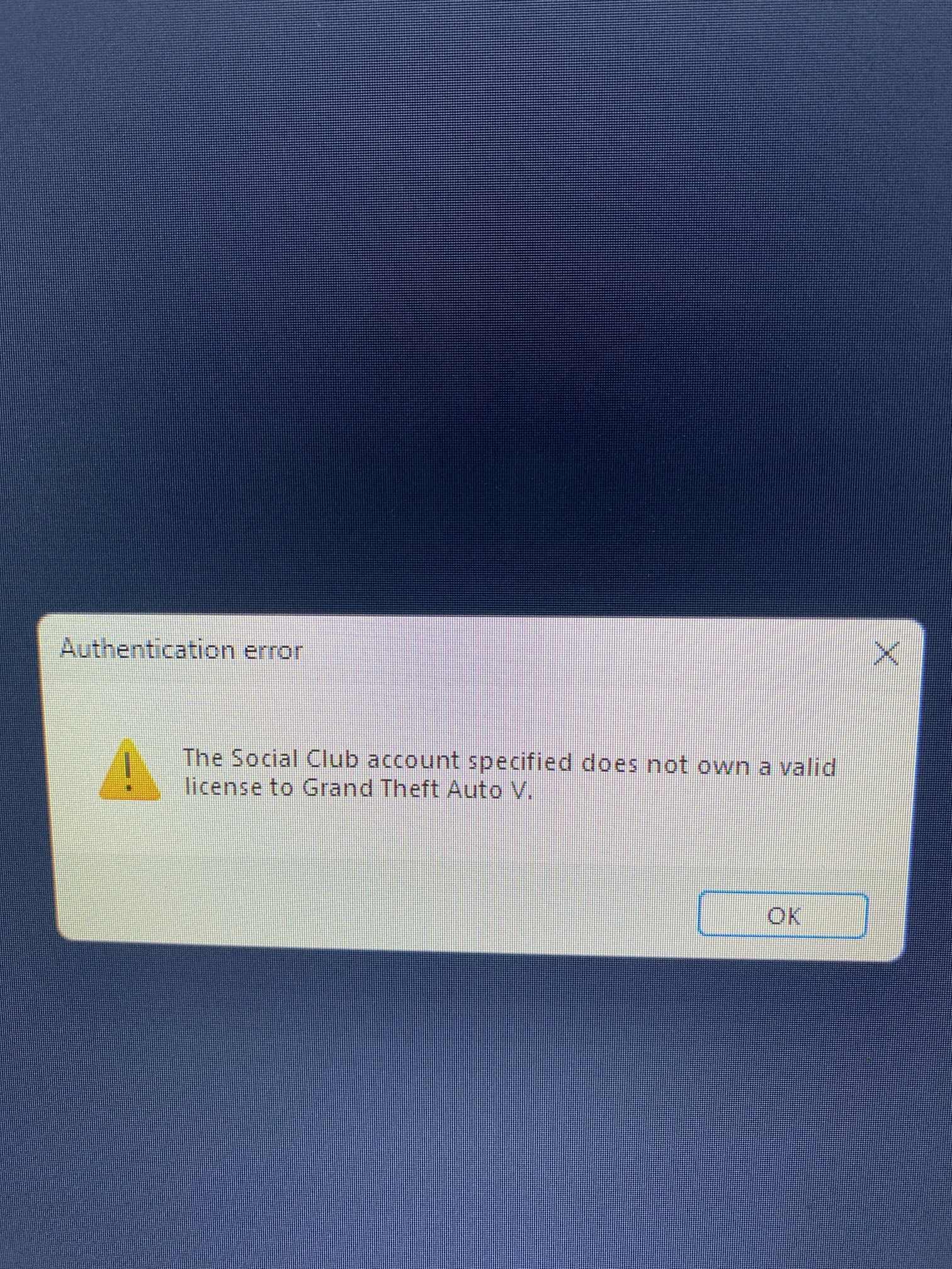 Every time I try to run fivem it comes up with a error code and wont ...