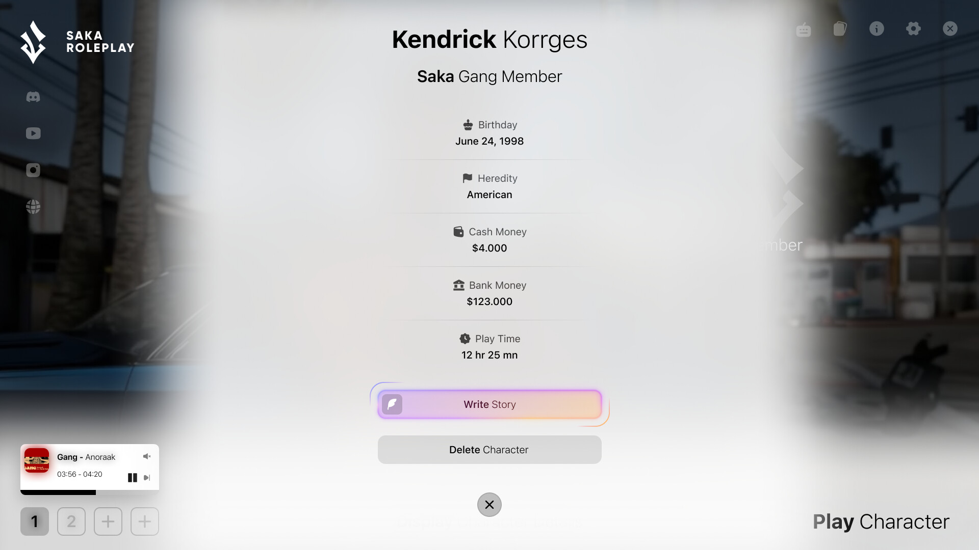Saka Start Up (Loadingscreen,Multicharacter & Spawn) - Advanced & Modern - FiveM Releases - Cfx ...