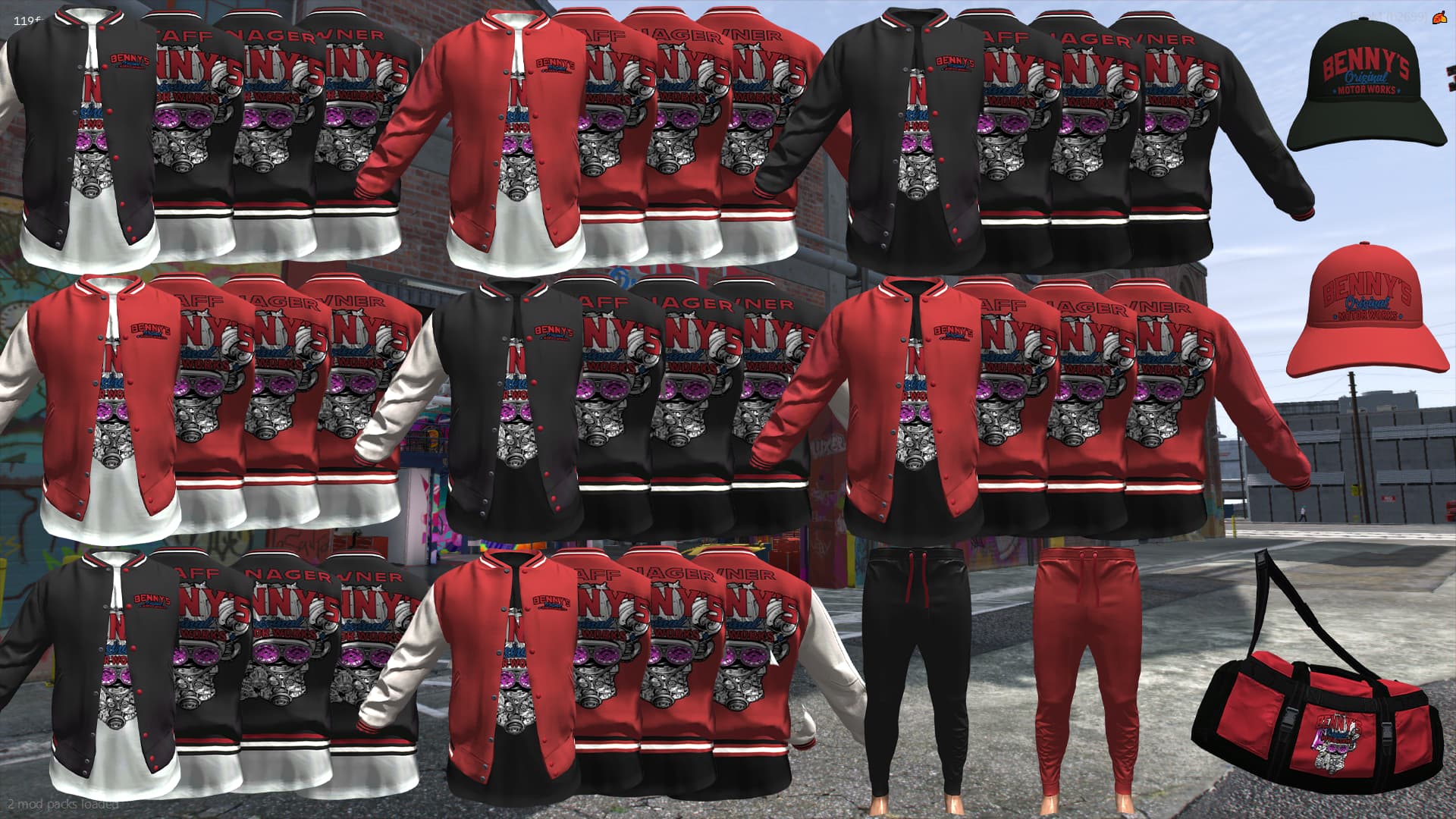Bennys Jacket Mega Bundle for Male and Female [Lore Friendly] [On Sale] - FiveM Releases - Cfx ...
