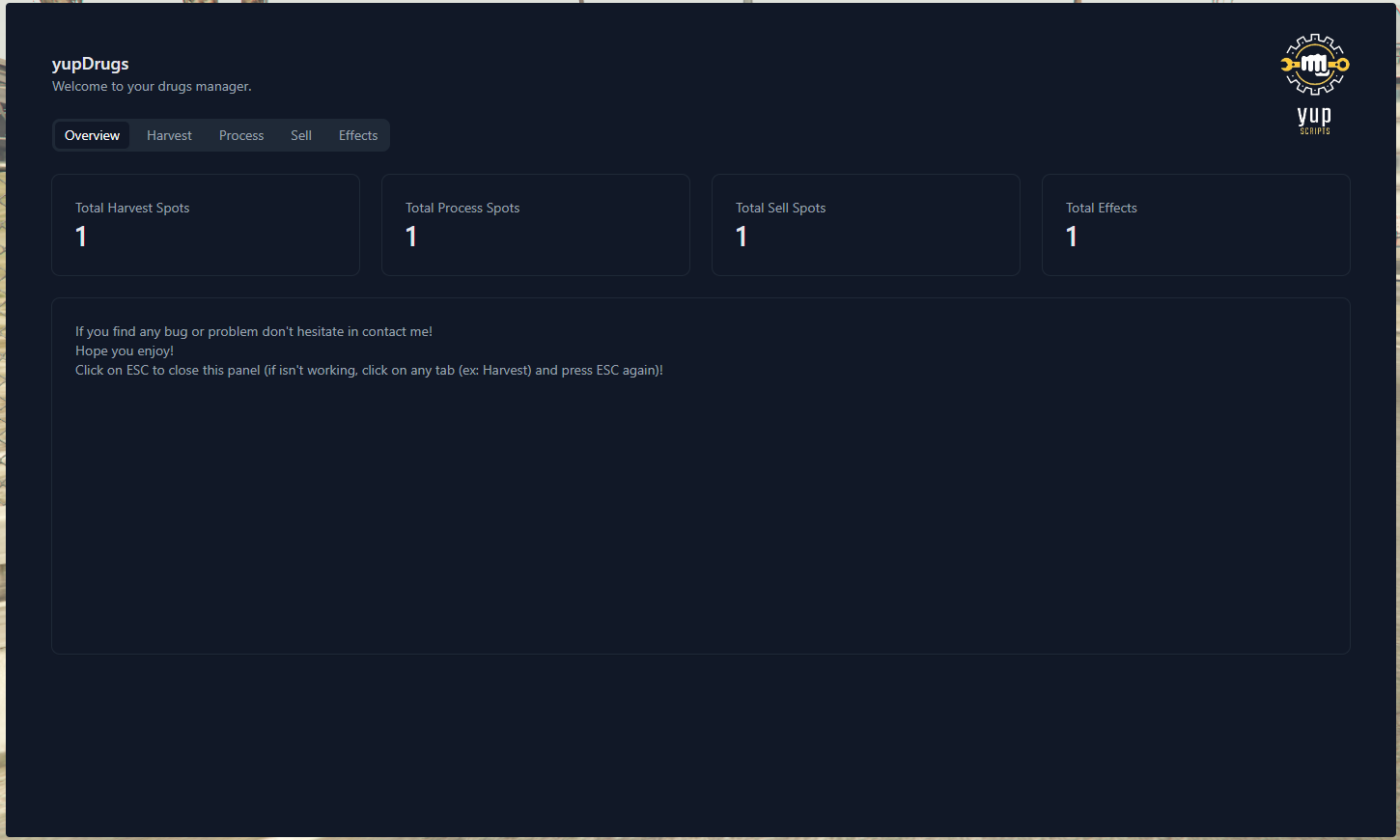 [PAID][ESX/QBCORE] yupDrugs - Your drugs manager all-in-one - FiveM ...