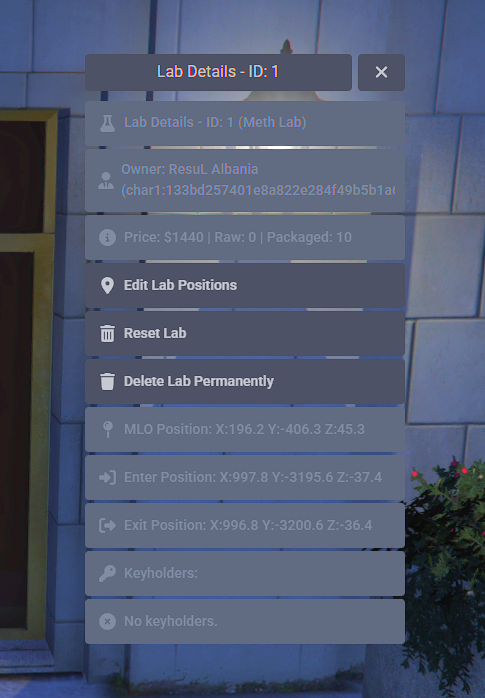 [ FREE ] [ ESX/QB/QBX ] xrb-DrugLab - FiveM Releases - Cfx.re Community