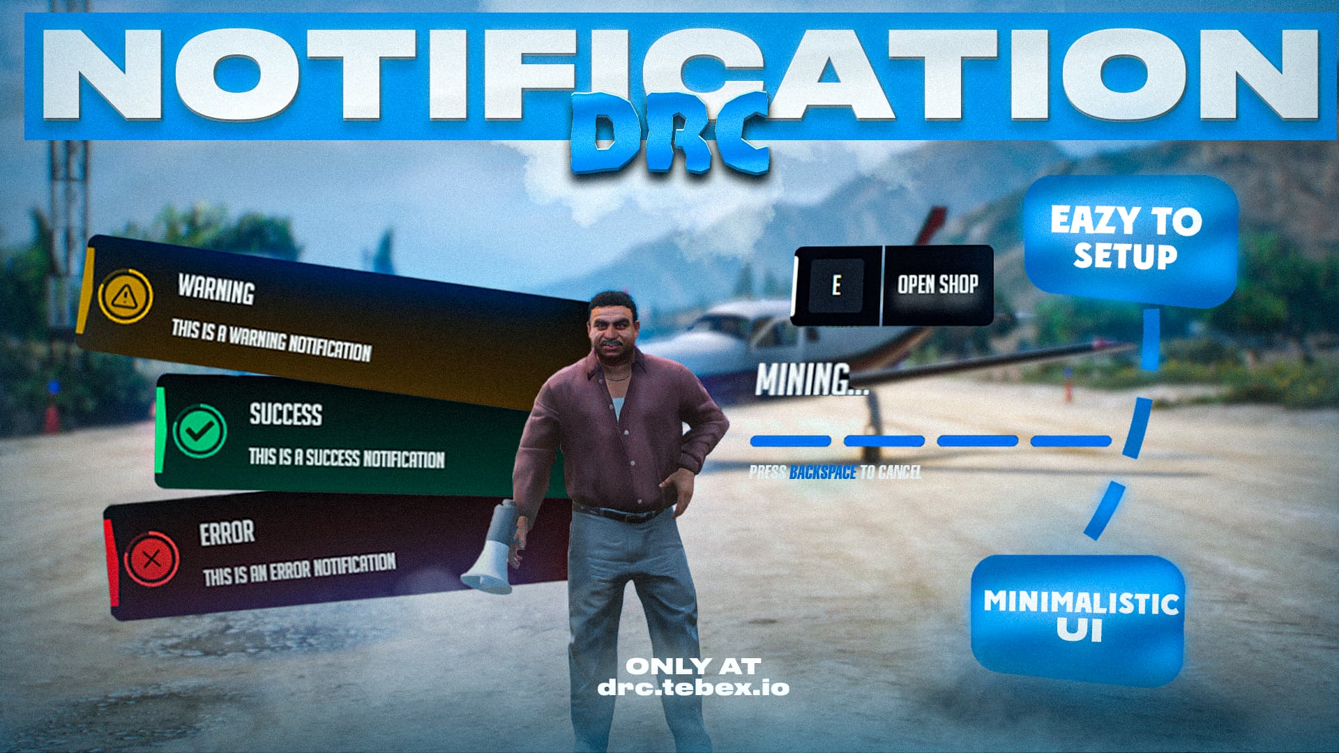 [PAID][ESX][QB] NOTIFY SCRIPT | (NOTIFY, PROGRESS BAR, TEXTUI) - FiveM Releases - Cfx.re Community