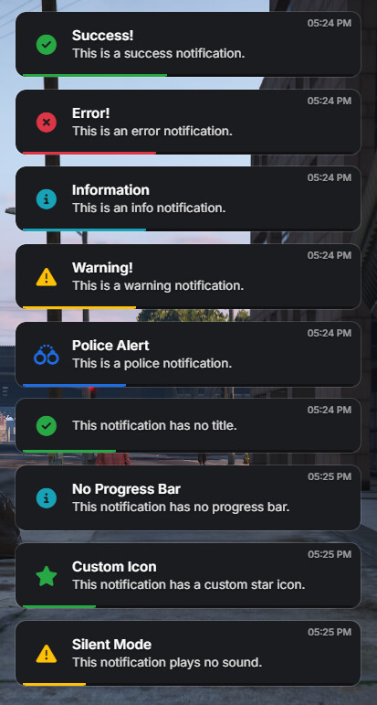 [PAID] AP5-Notify | Notification [STANDALONE / QBCore / ESX / QBOX ...