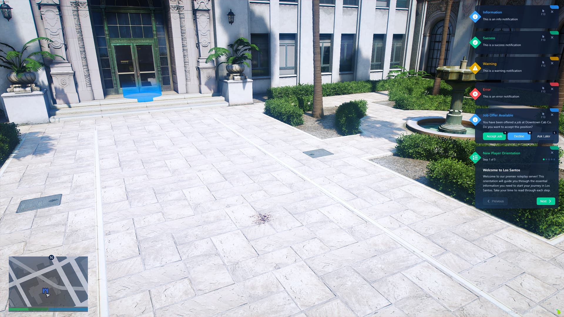 Notifier Notifications (Player Selections, Interactive, Inputs, Forms ...