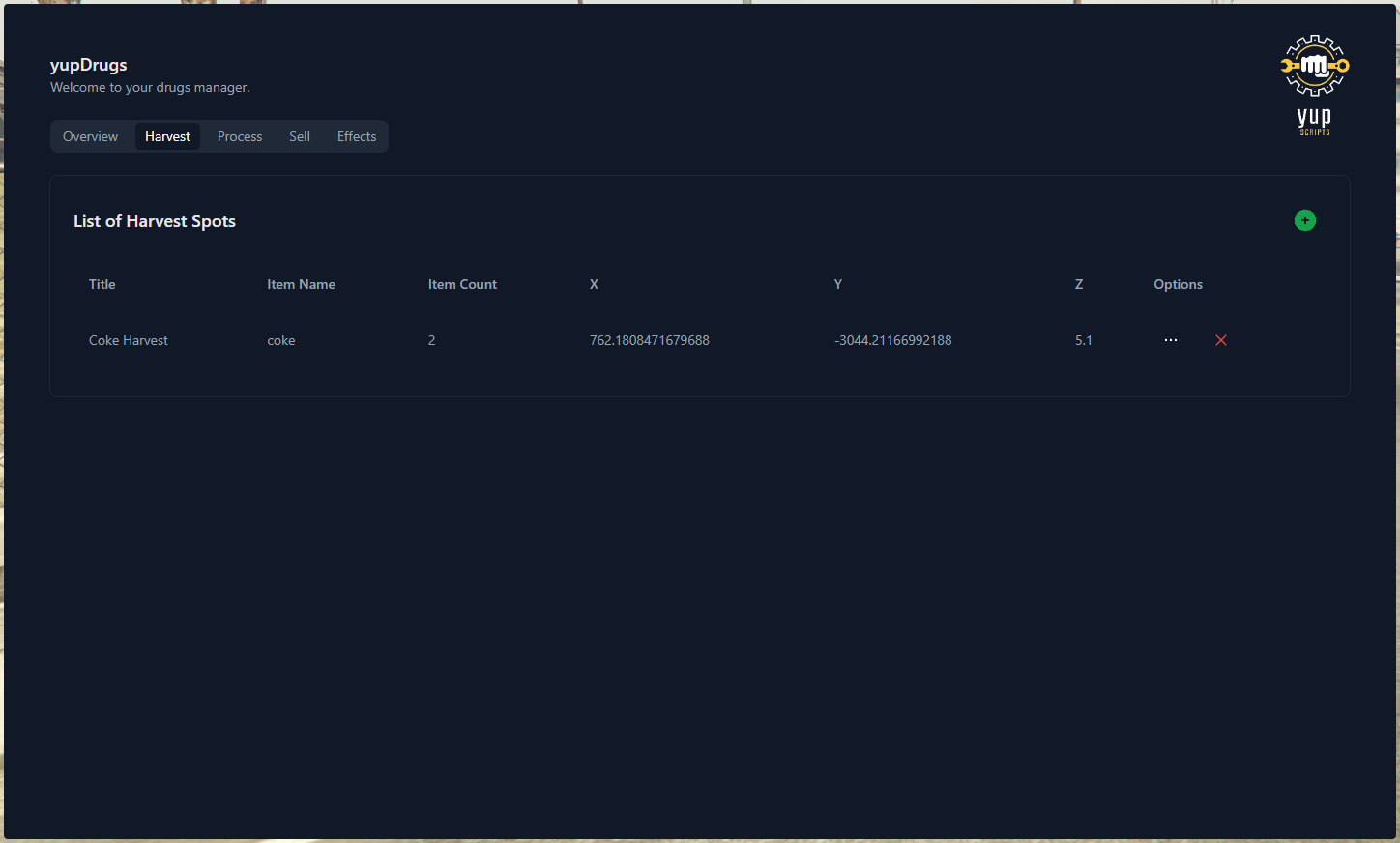 [PAID][ESX/QBCORE] yupDrugs - Your drugs manager all-in-one - FiveM ...