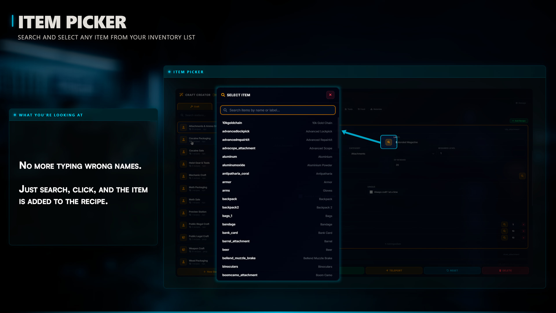 MG Craft Creator | Complete In-Game Crafting System | Visual Admin ...