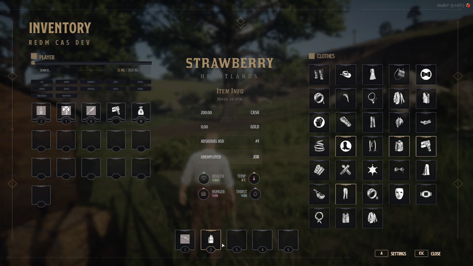 [VORP] Inventory Script for VORPCore - RedM Releases - Cfx.re Community