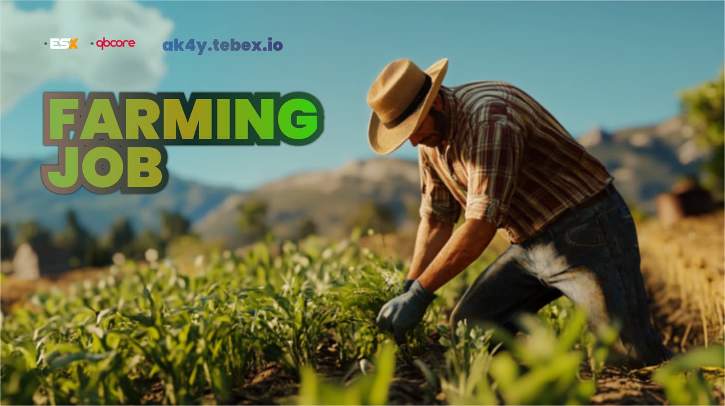 [QB/ESX] Advanced Farming Job Scripts | Wheat Farming & Cow Milking ...