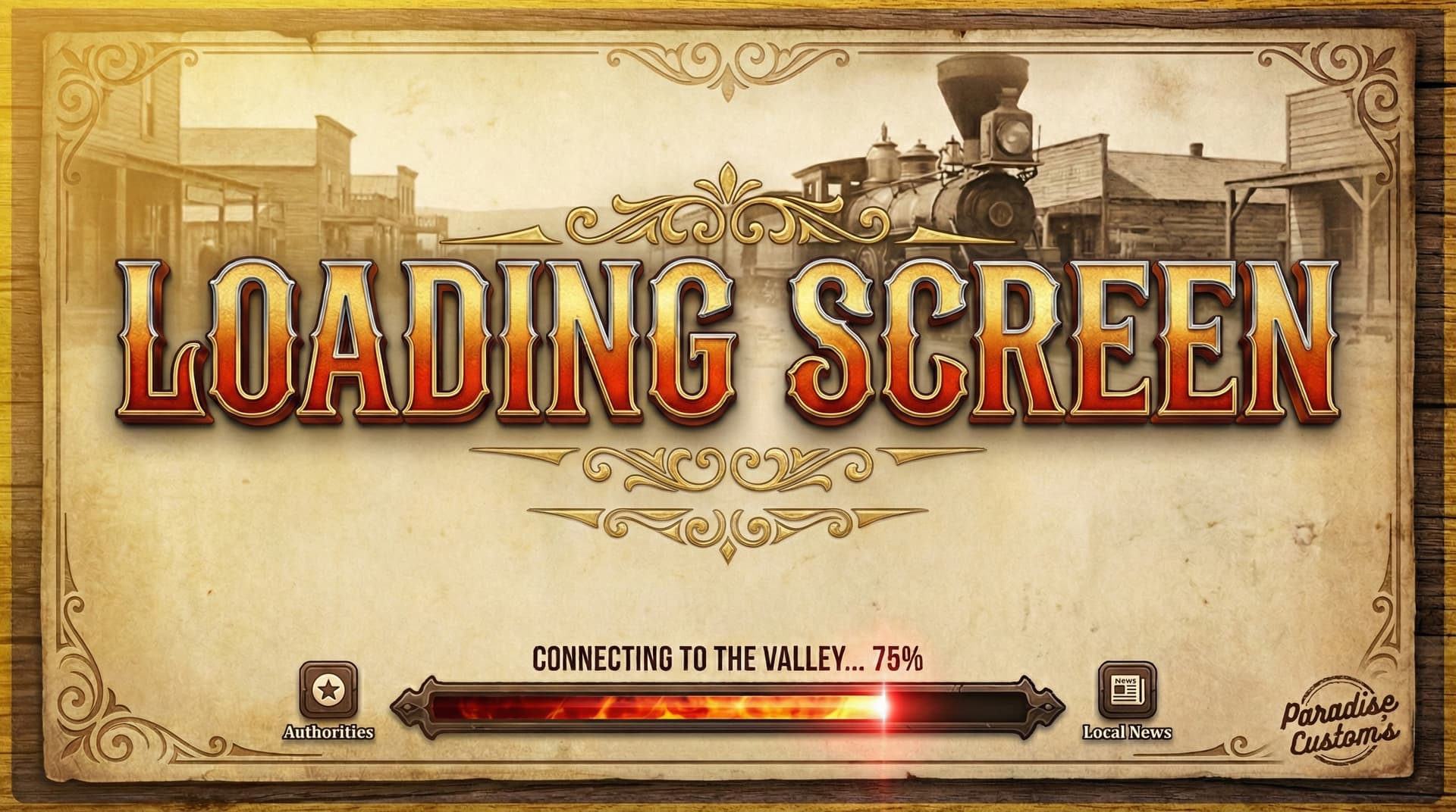 [FREE] Loading Screen by Paradise Customs - RedM Releases - Cfx.re ...