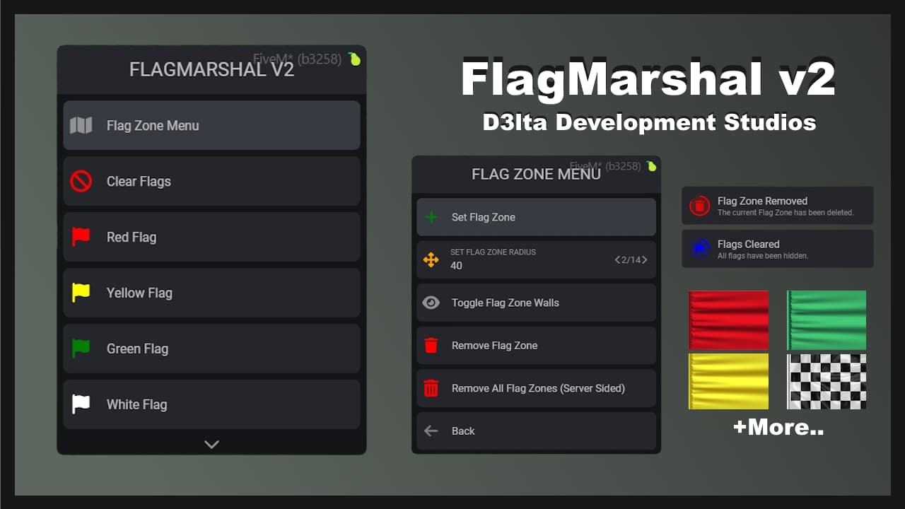 [D3lta Development Studios] FlagMarshal | Race Flagging Script - FiveM ...