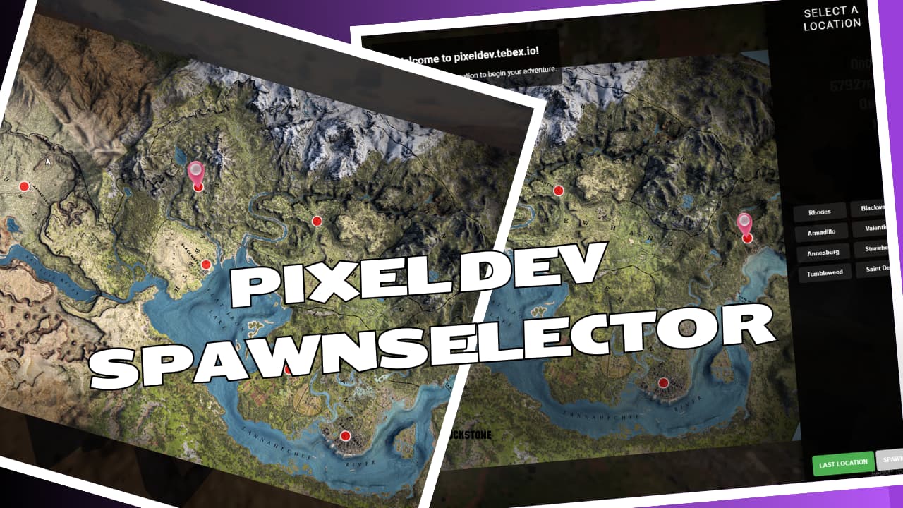 [Paid] PixelDev 3D-SPAWNSELECTOR - RedM Releases - Cfx.re Community