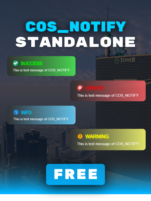 Cos_notify | standalone | free - FiveM Releases - Cfx.re Community Cos_notify | standalone | free - FiveM Releases - Cfx.re Community