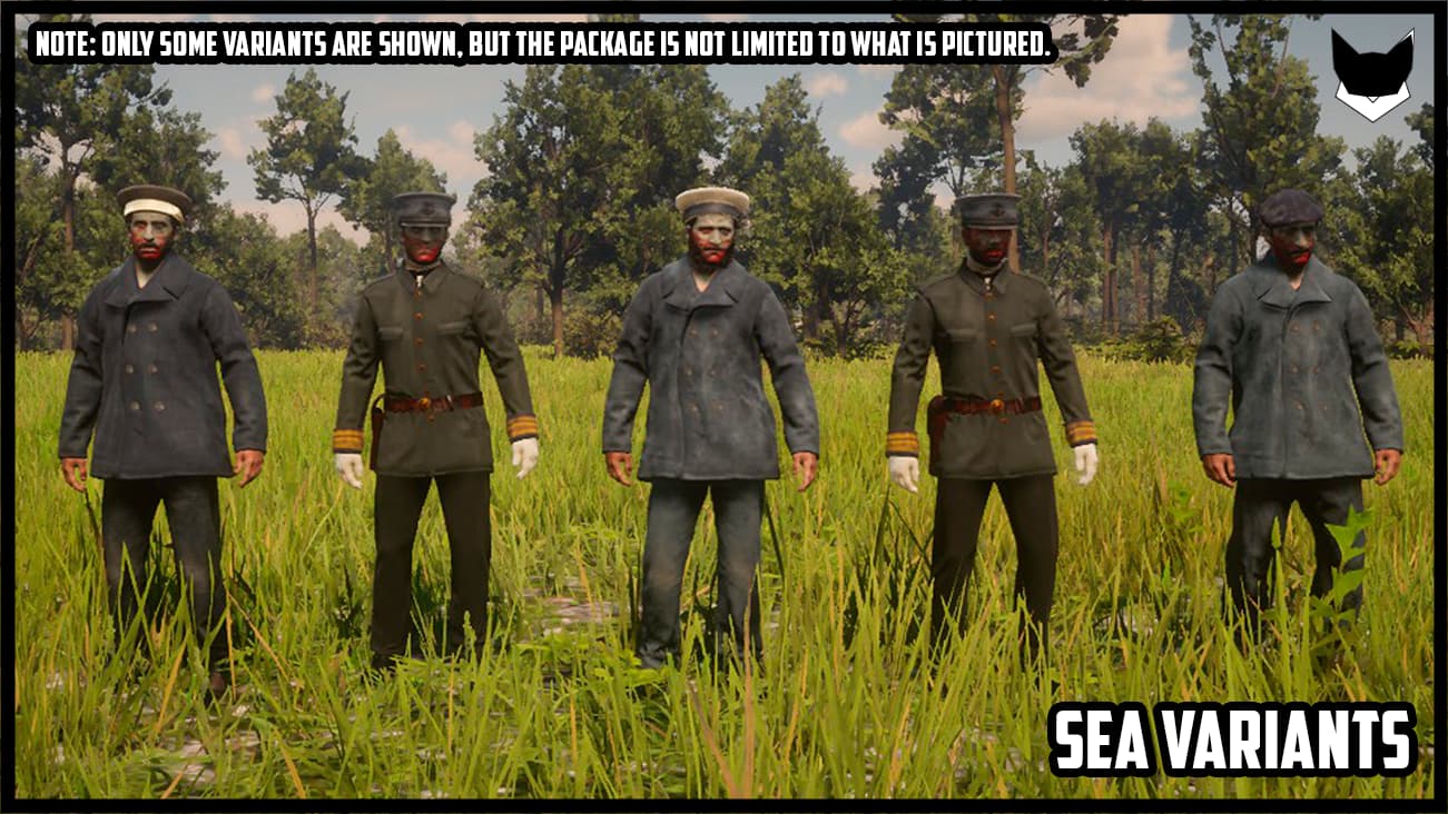 [PEDS] UNDEADS / ZOMBIES - +100 variants - RedM Releases - Cfx.re Community