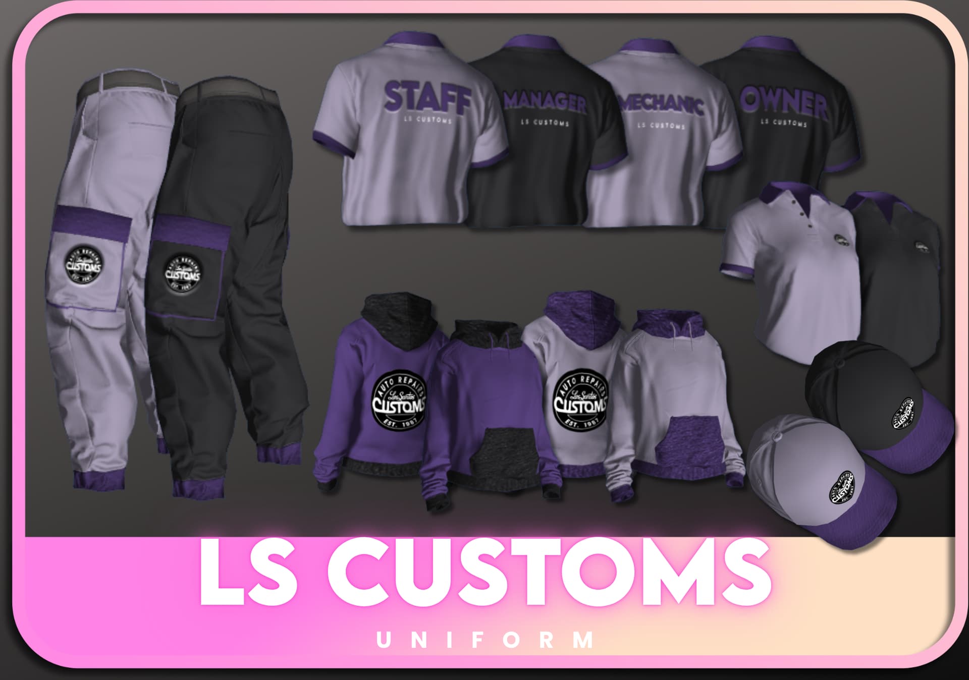 [CLOTH] LS Customs Uniforms | For him & For her - FiveM Releases - Cfx ...