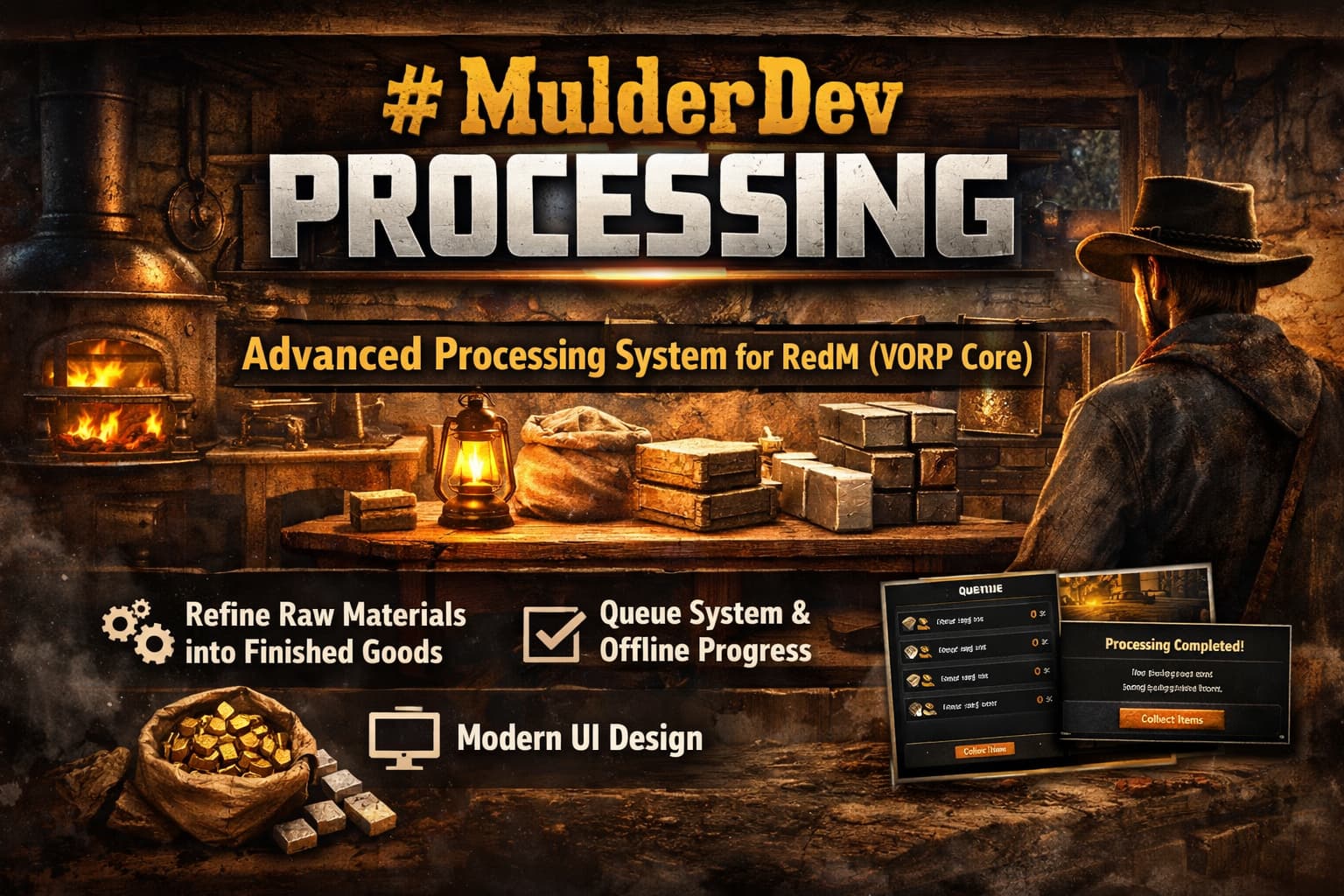 MulderDev Processing VORP - RedM Releases - Cfx.re Community