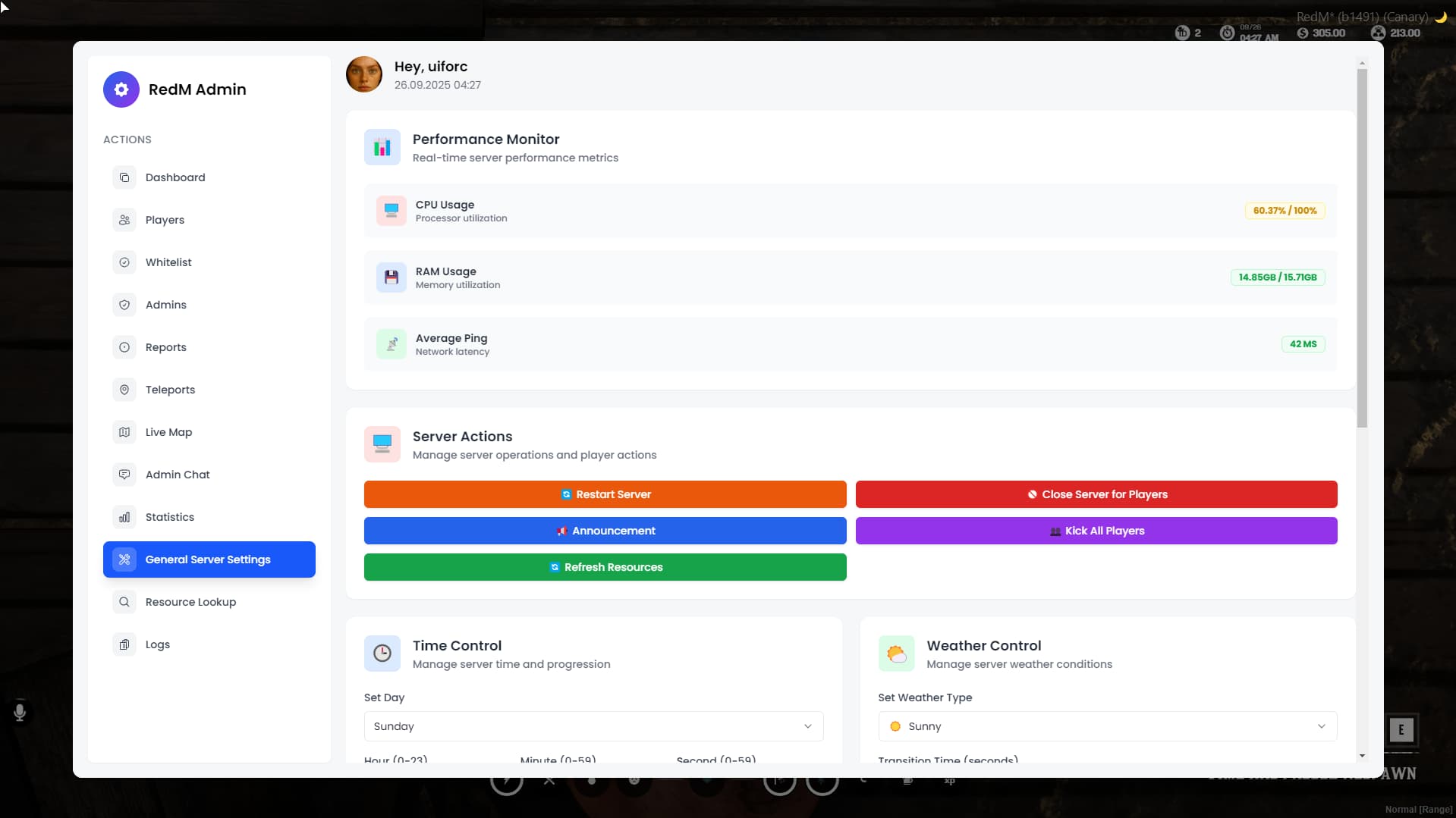 Premium Admin Menu & Report, Whitelist, Livemap & more | CAS - RedM ...