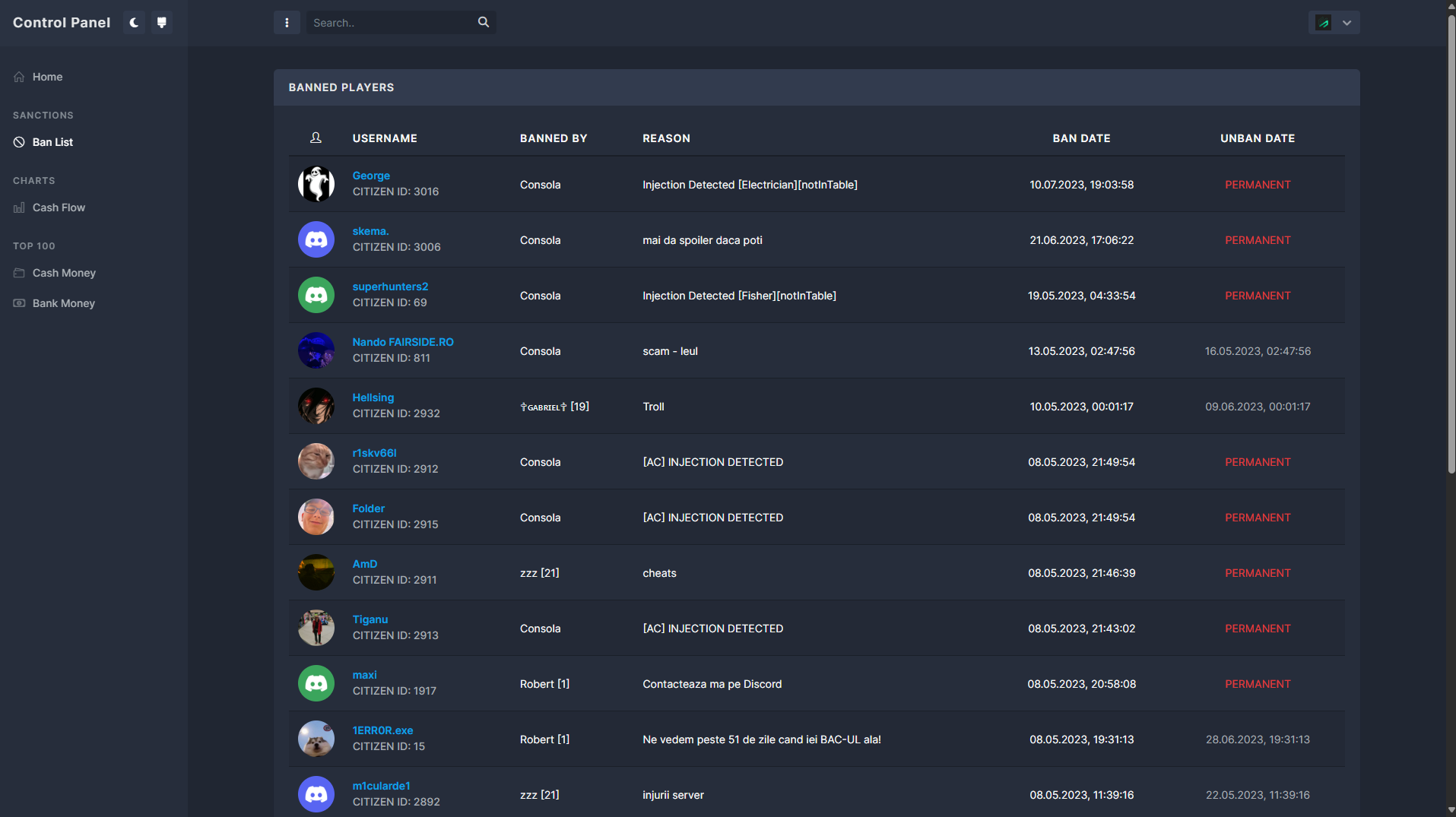 [PAID][QB & STANDALONE] Advanced Admin Control Panel | Economy Monitor ...