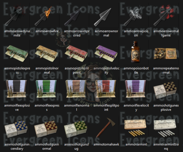 Coloured Ammo icons - RedM Releases - Cfx.re Community