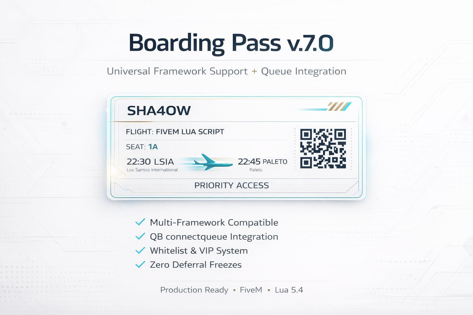 [STANDALONE] Sha4ow's Boarding Pass Script New Update - FiveM Releases ...