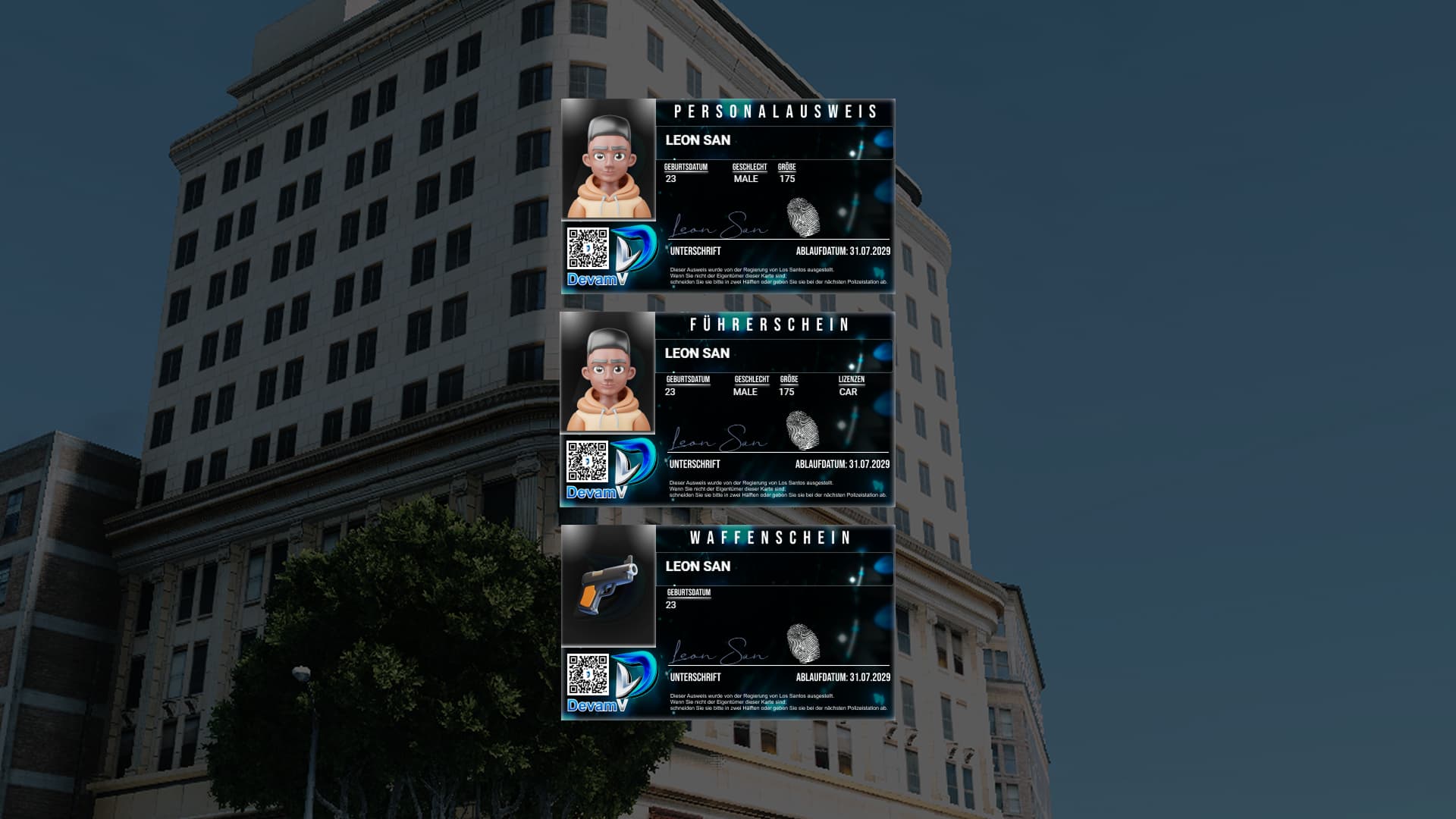 [PAID][STANDALONE] Devam Documents – Modern ID, Driver & Weapon ...