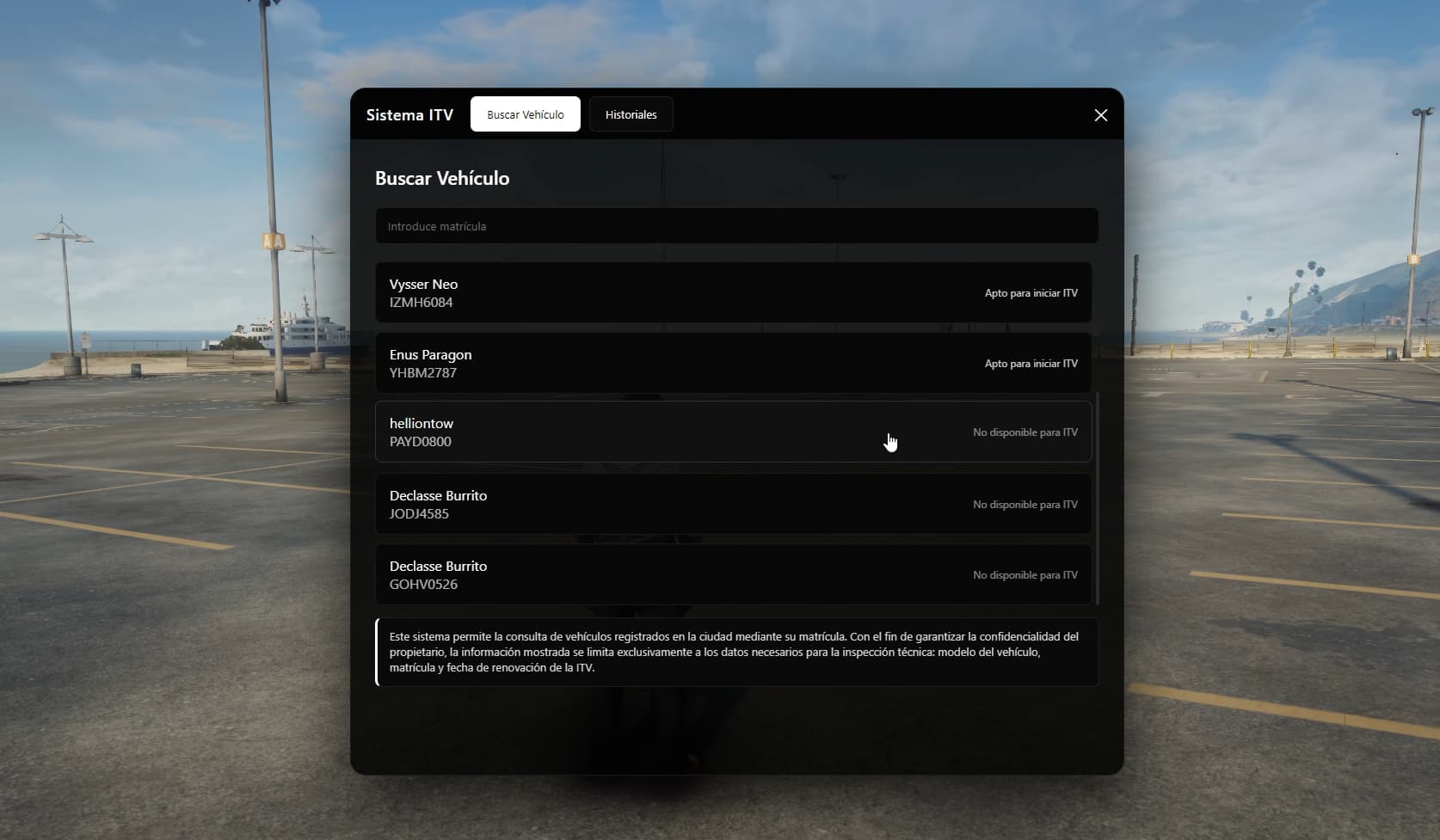 [FREE] WS ITV – Vehicle Inspection System (ESX / QBCore) - FiveM ...