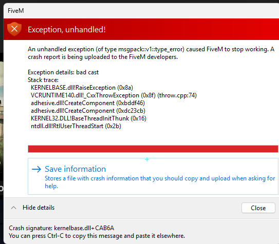 Need help - FiveM Client Support - Cfx.re Community