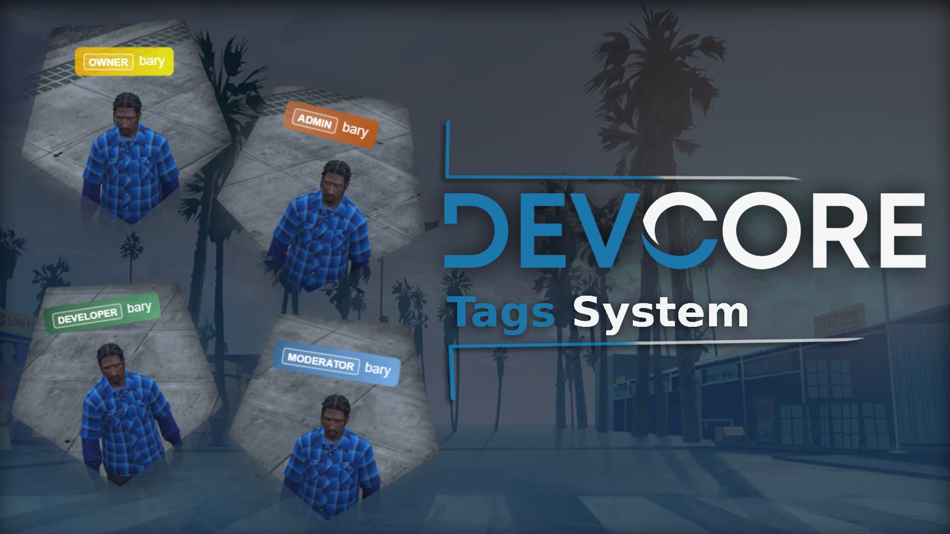 [DEVCORE] - Tags System - FiveM Releases - Cfx.re Community