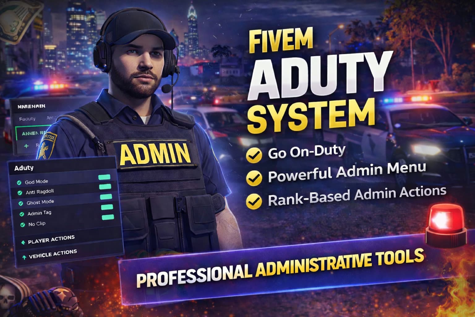 [ESX] Advanced Aduty System with Admin Menu - FiveM Releases - Cfx.re ...